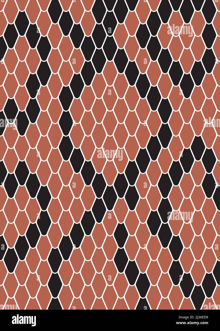 Snake skin pattern color vector illustration Stock Vector Image & Art ...