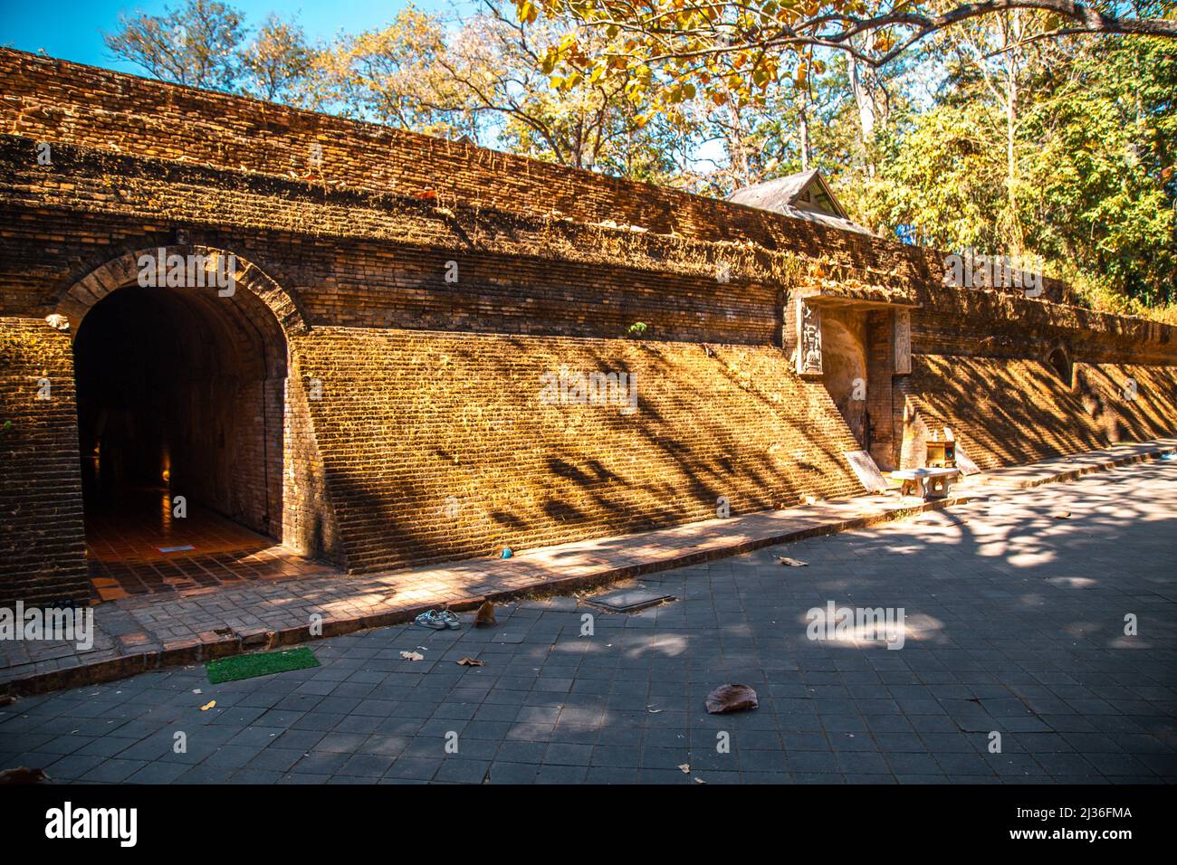 Cafe 39 near Wat Umong underground temple and tunnels in Chiang Mai ...