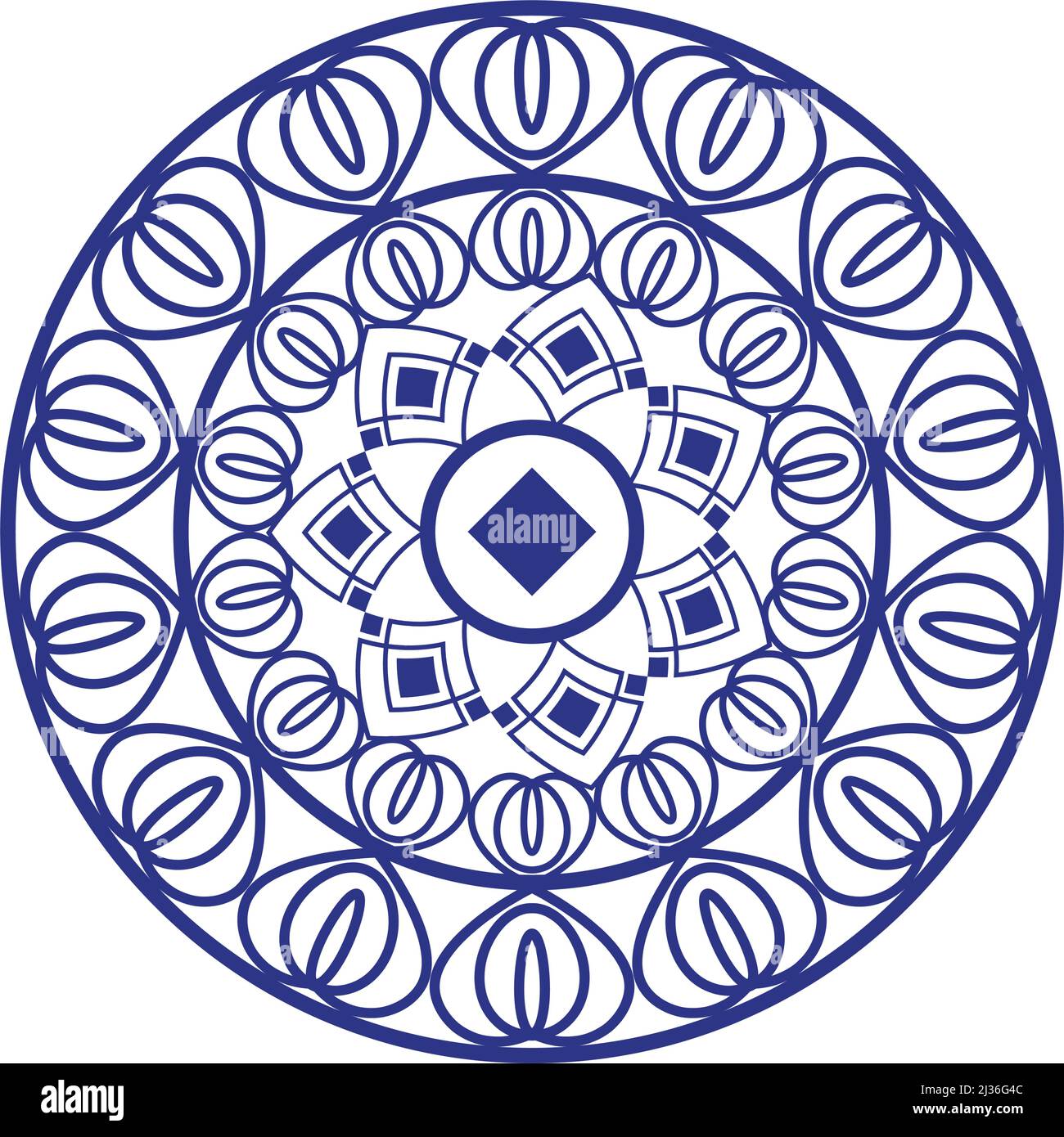 mandala bohemian deco Stock Vector Image & Art - Alamy