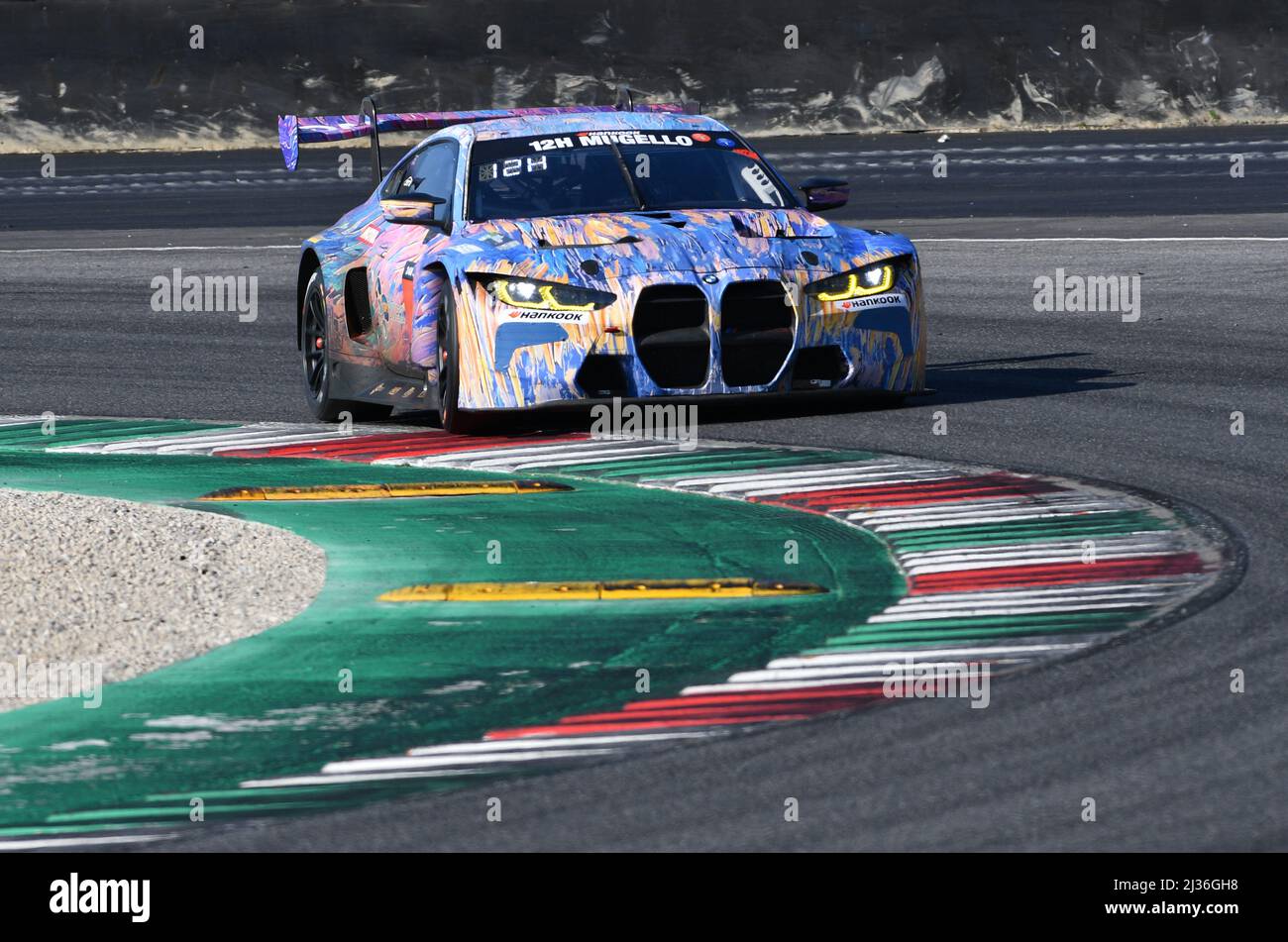 Scarperia, 24 March 2022: BMW M4 GT3 of Team ST Racing driven by ...