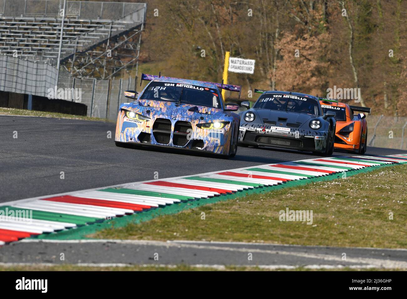 Scarperia, 24 March 2022: BMW M4 GT3 of Team ST Racing driven by ...