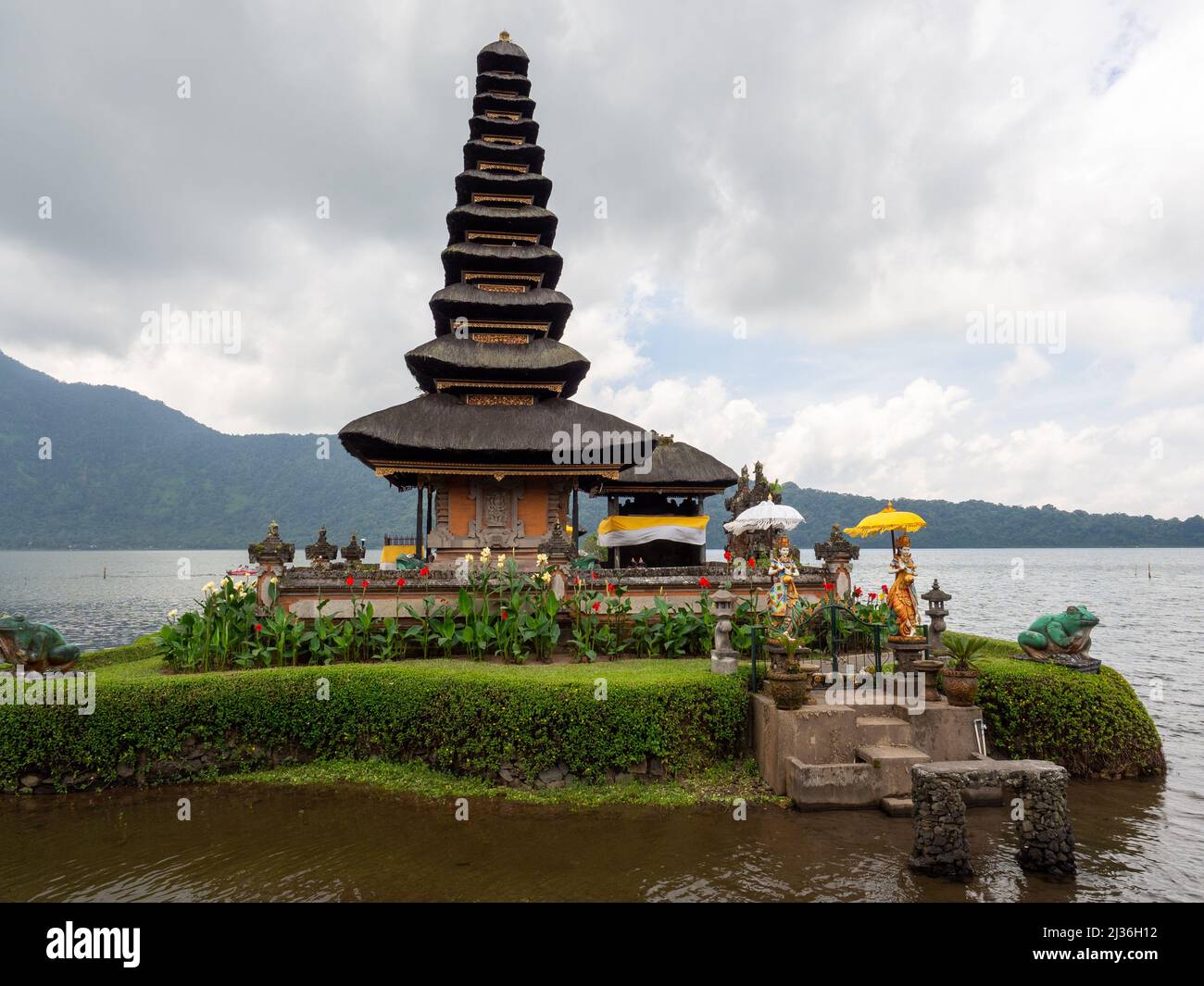 A beautiful shot of Ulun Danu Beratan Temple in Bali, Indonesia Stock ...