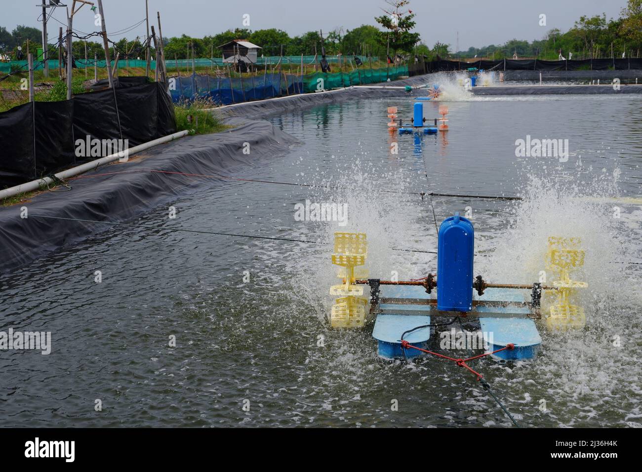 Pond aerator hi-res stock photography and images - Alamy