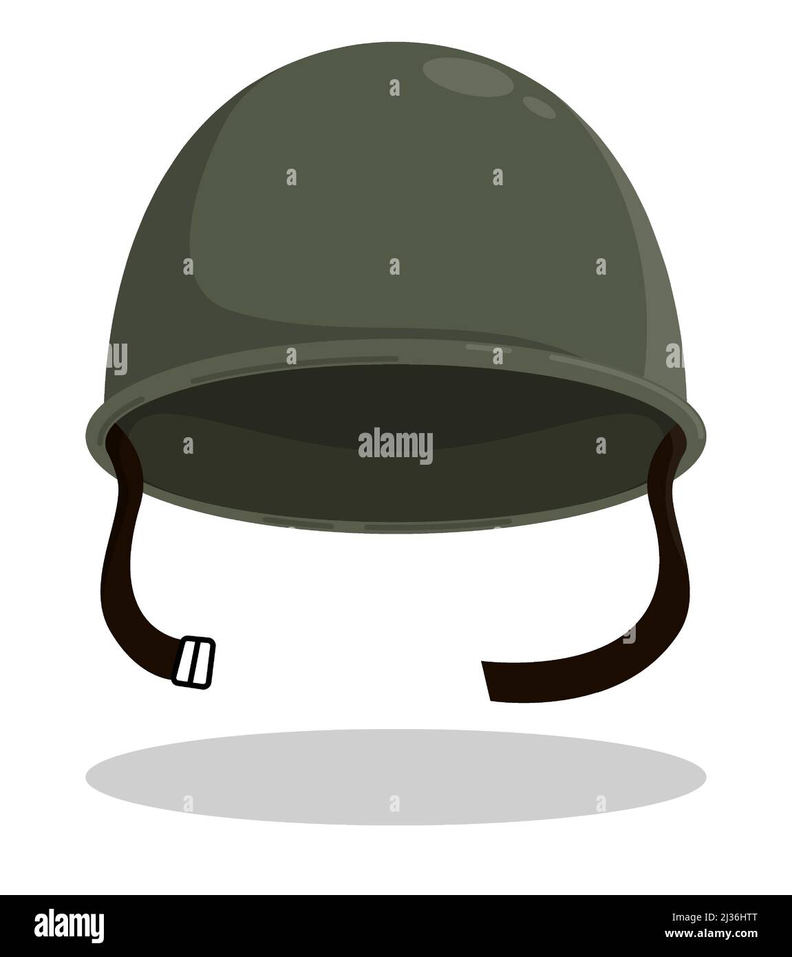 Camouflage protective helmet of soldier. Ammunition and uniforms for ...