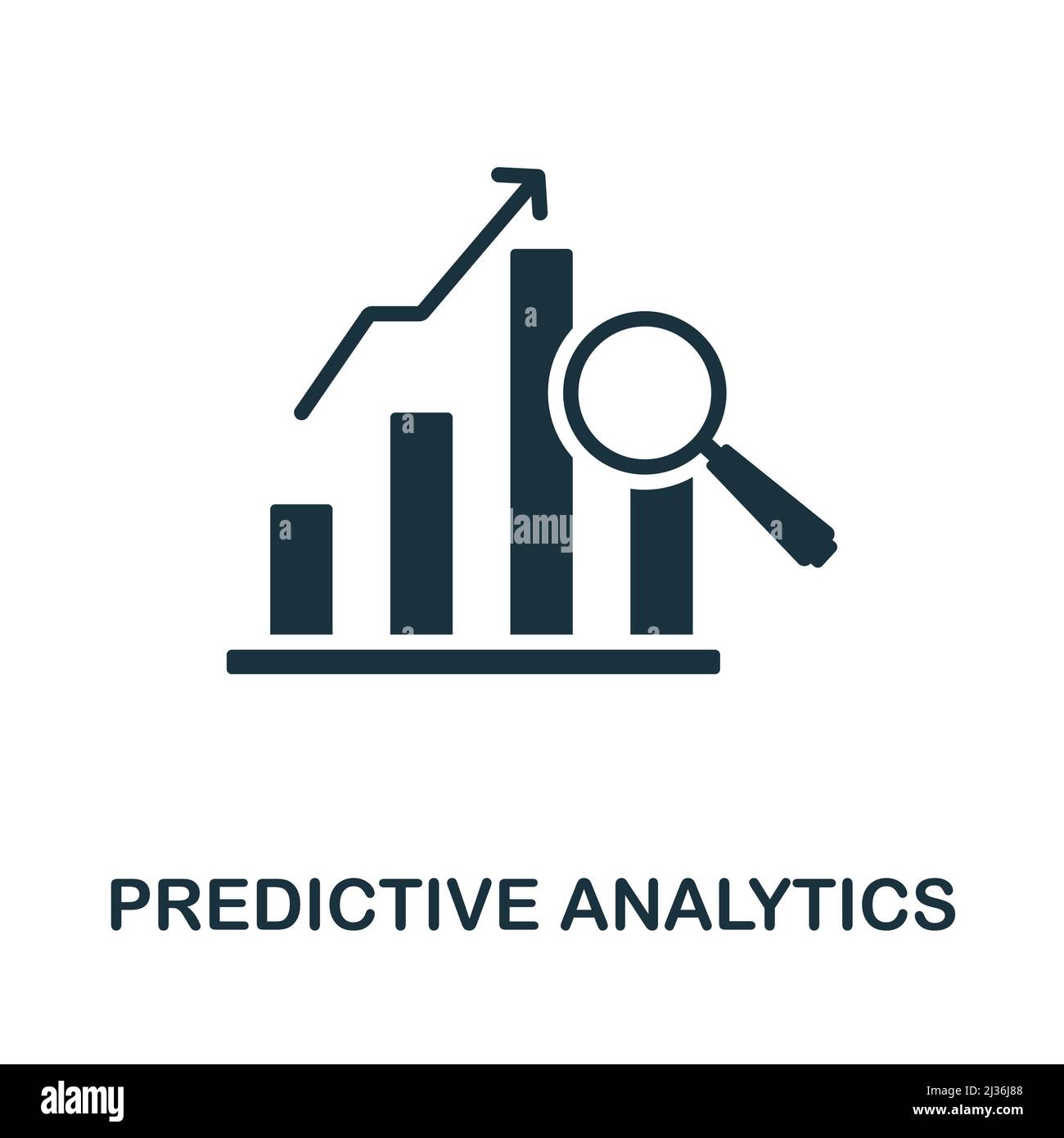 Predictive Analytics icon. Simple element from healthcare innovations ... Predictive Analytics icon. Simple element from healthcare innovations ...