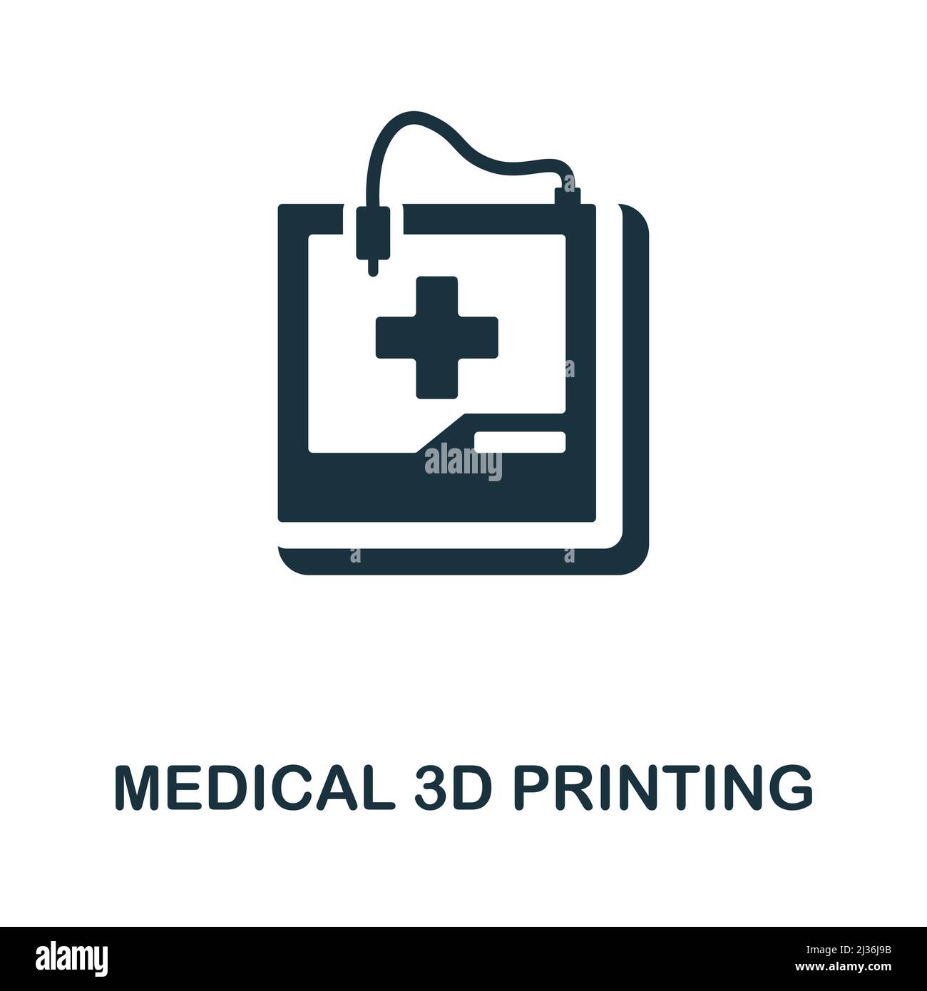 Medical 3D Printing icon. Simple element from healthcare innovations ...