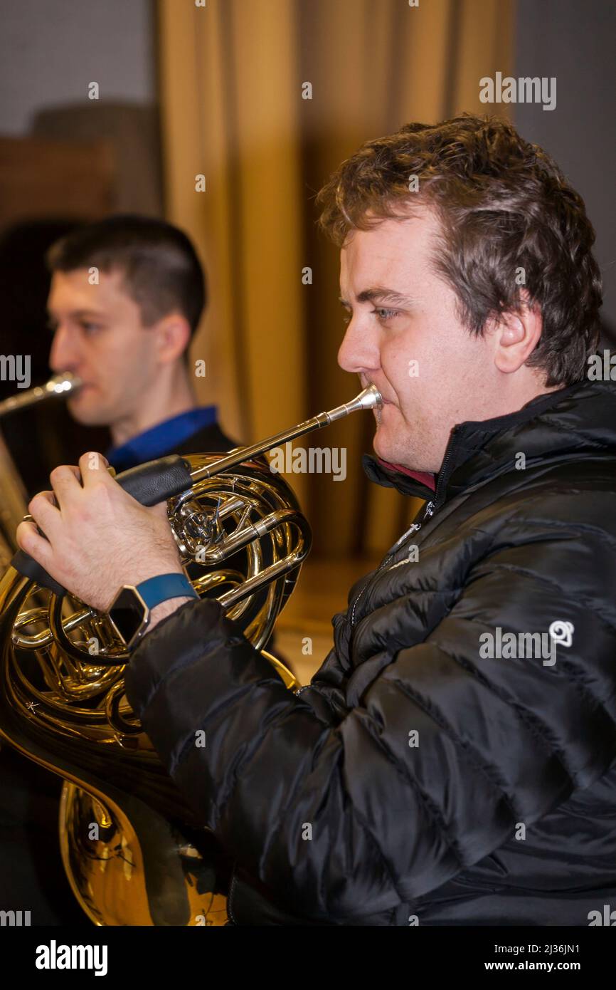 CoMA (Contemporary Music for All) musicians in rehearsal for CoMA ...