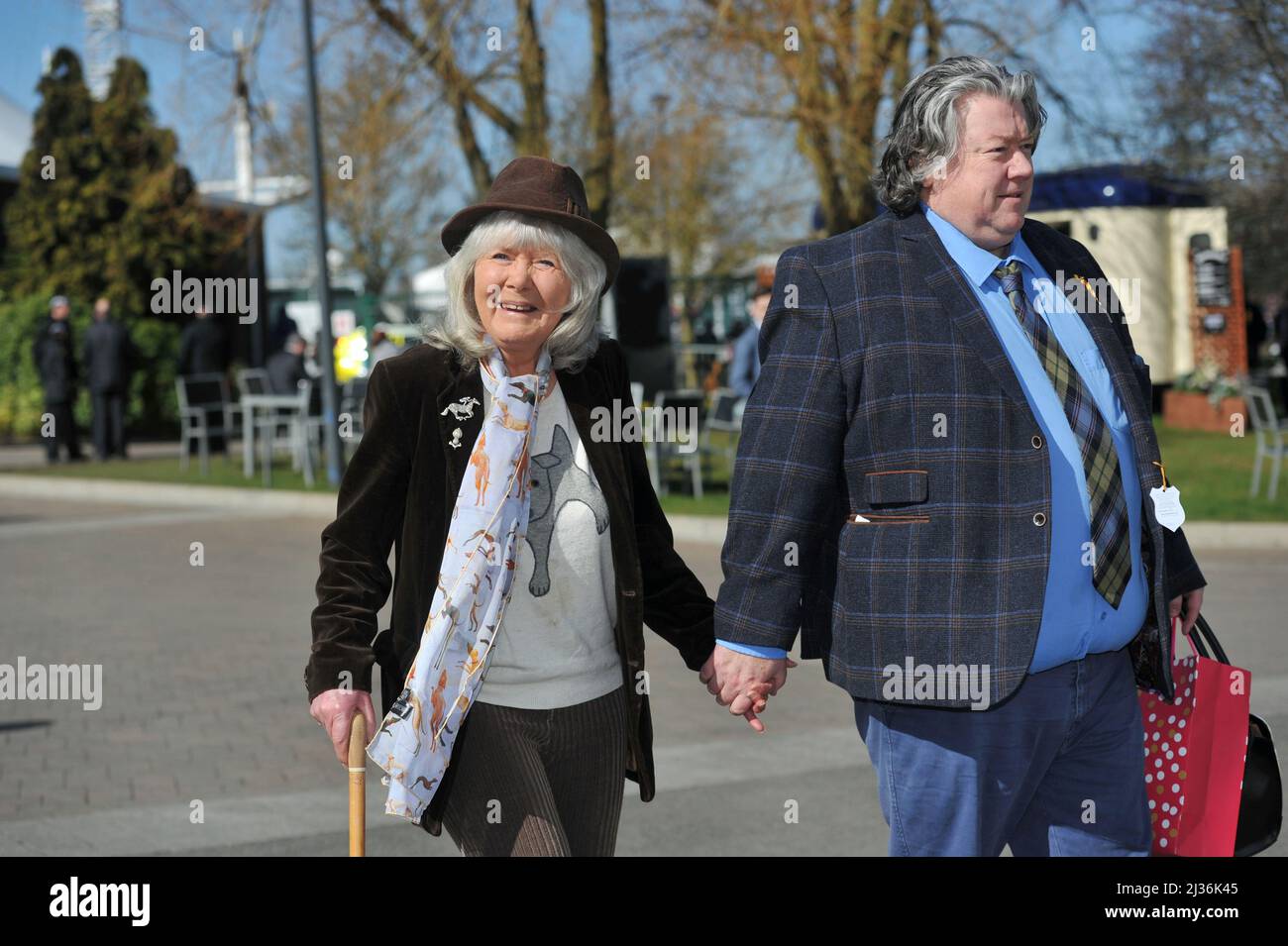 Jilly Cooper with her son Felix Cooper Day Four, Gold Cup Day at ...