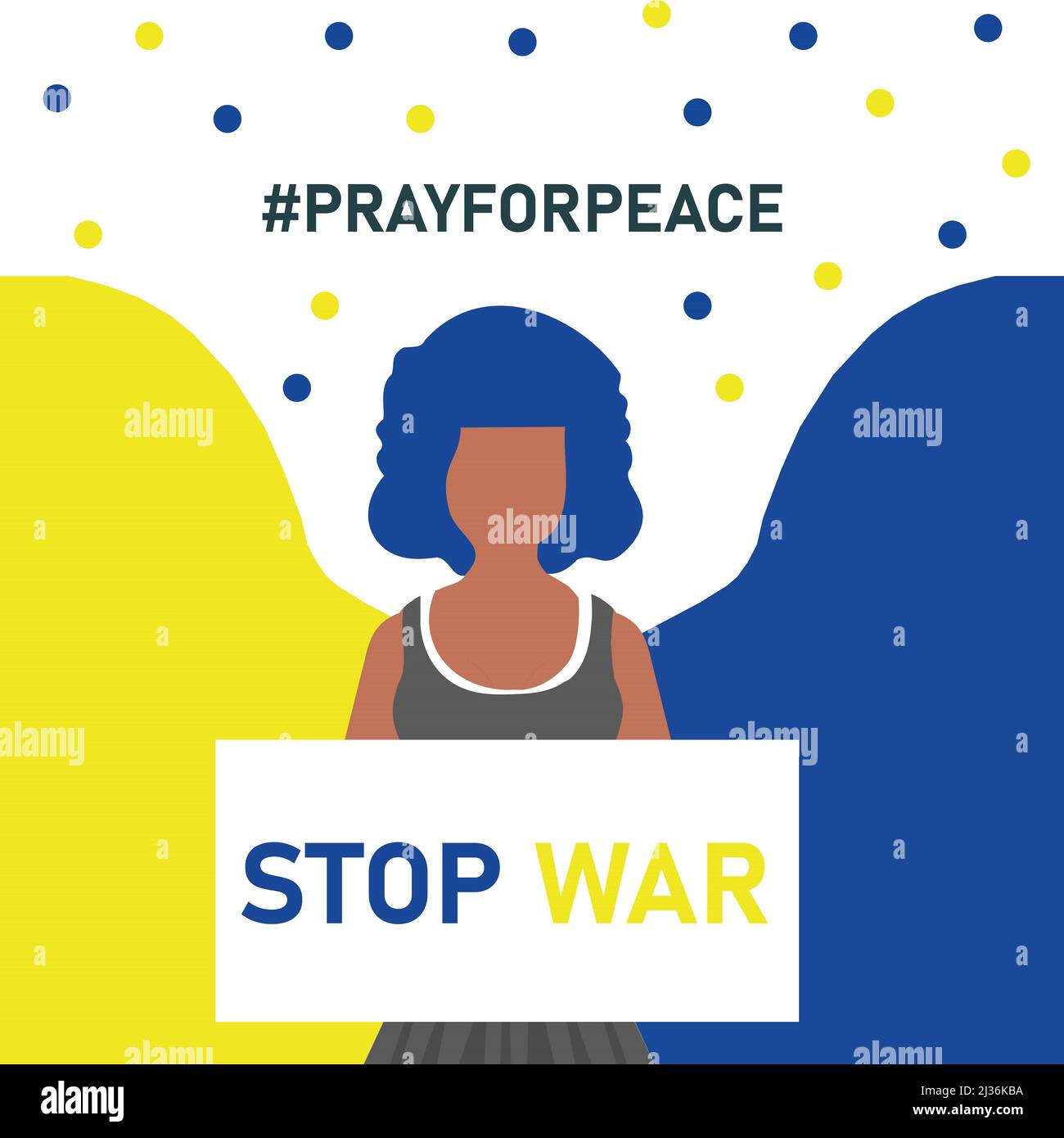 Pray for peace stop war Stock Photo - Alamy