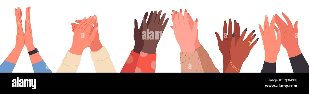 Giving applause and celebrating Stock Vector Image & Art - Alamy