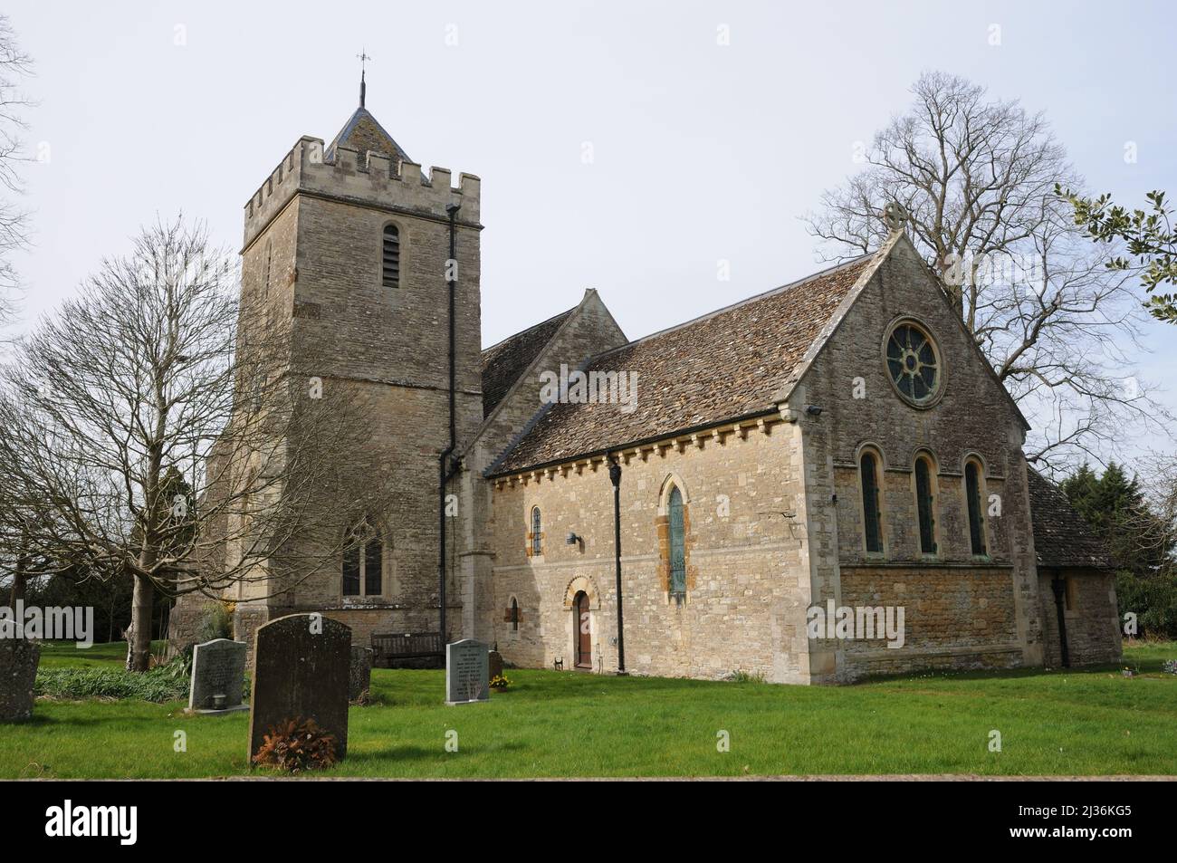 St Peter's Church, Stoke Lyne, Oxfordshire Stock Photo - Alamy