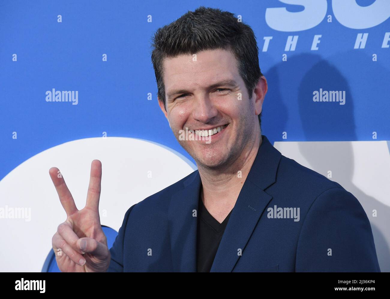 Los Angeles, USA. 05th Apr, 2022. Jeff Fowler arrives at the SONIC THE HEDGEHOG 2 Los Angeles ...