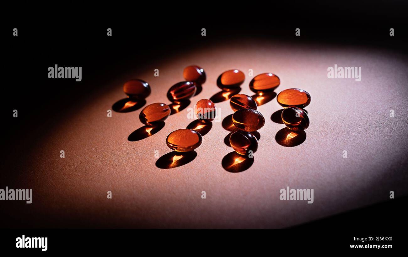 immune prevention supplement red pills isometric view. toco-sorb ...