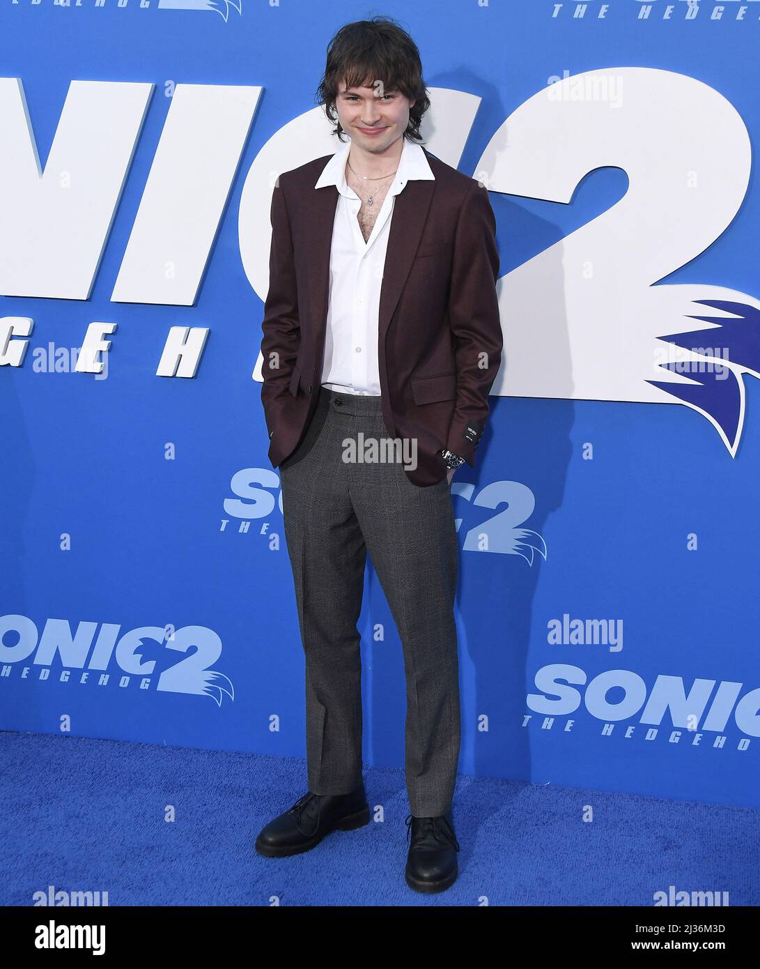 Jack Marsden arrives at the SONIC THE HEDGEHOG 2 Los Angeles Premiere ...