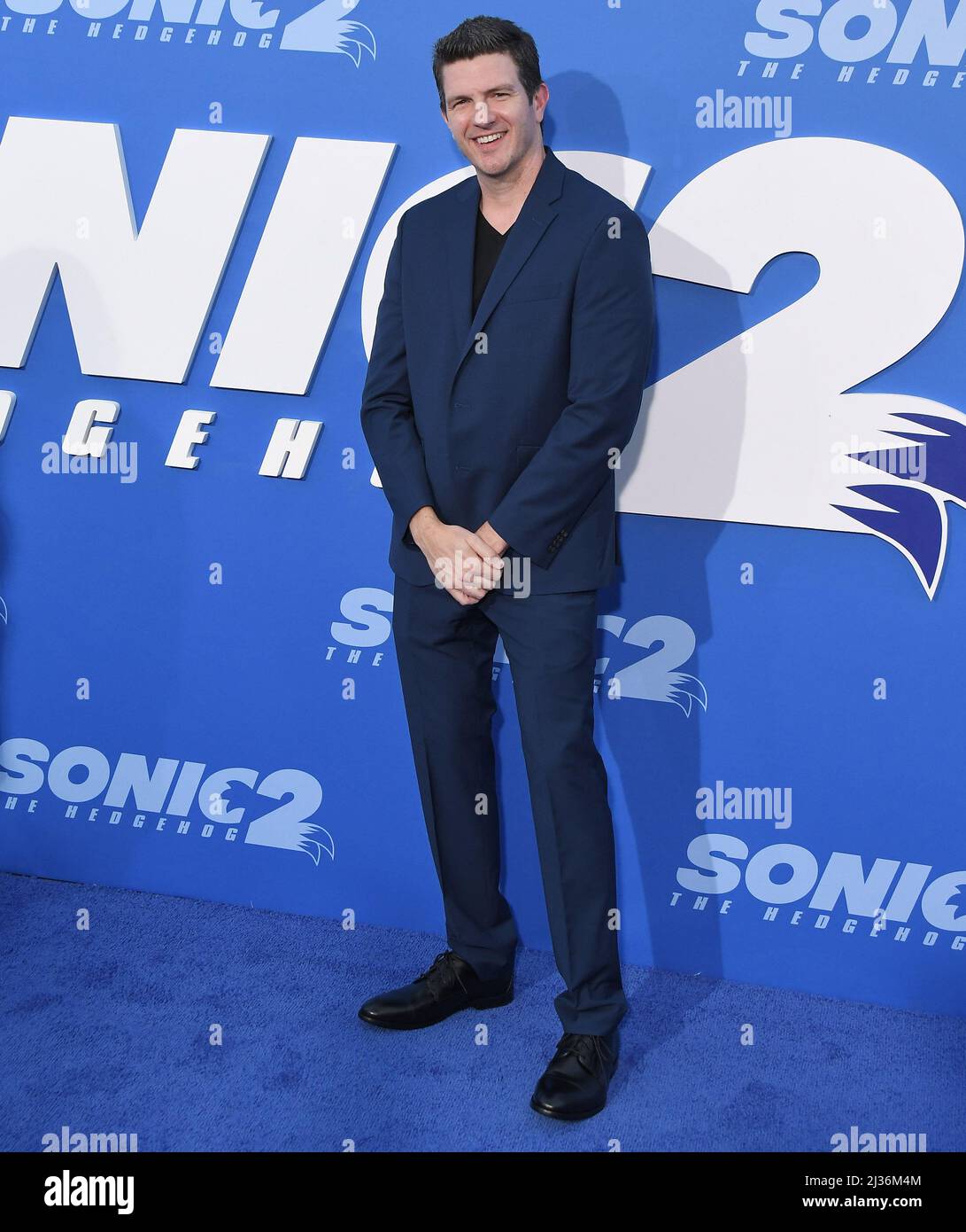 Jeff Fowler arrives at the SONIC THE HEDGEHOG 2 Los Angeles Premiere ...