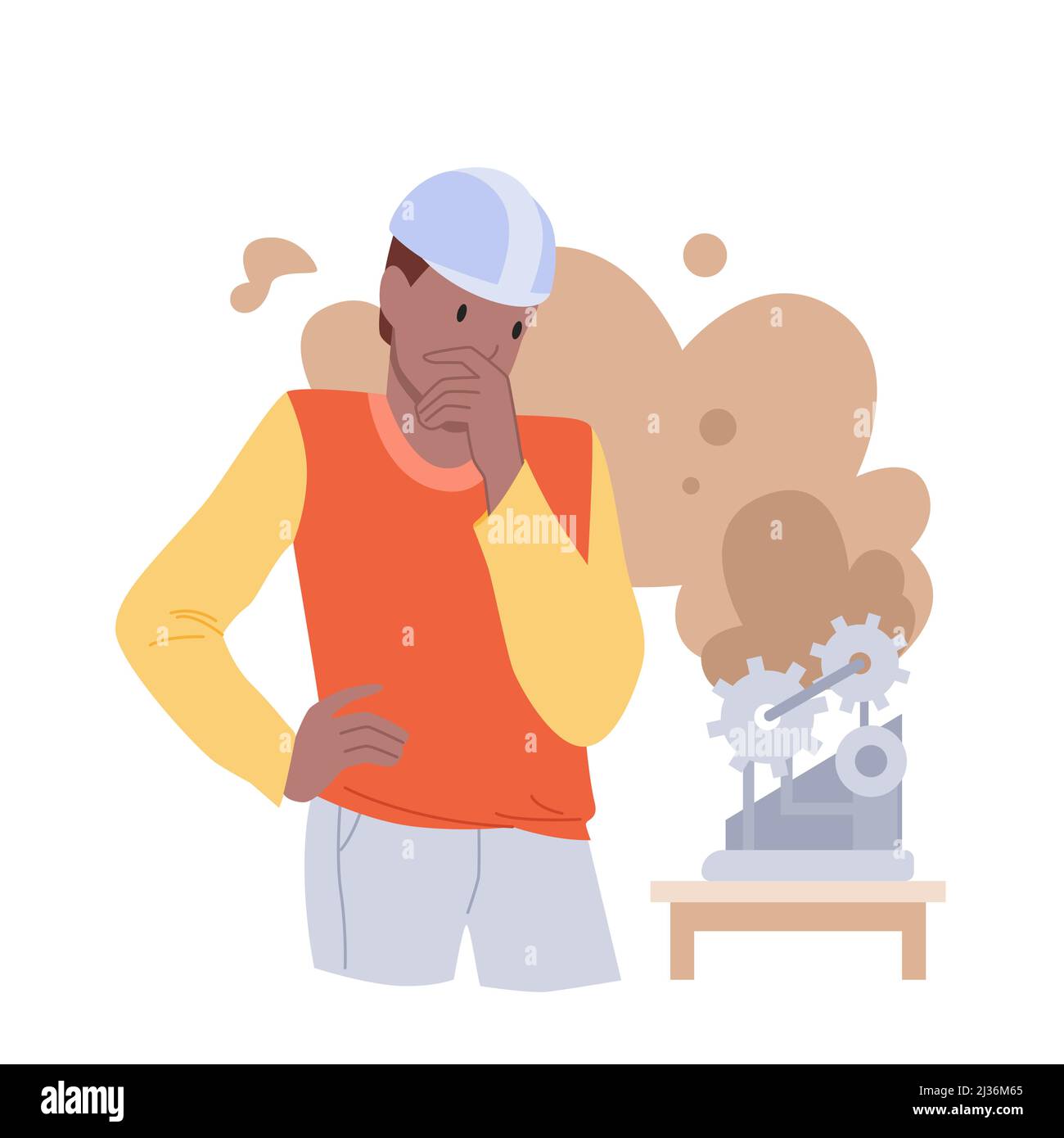 Old factory machinery Stock Vector Images - Alamy