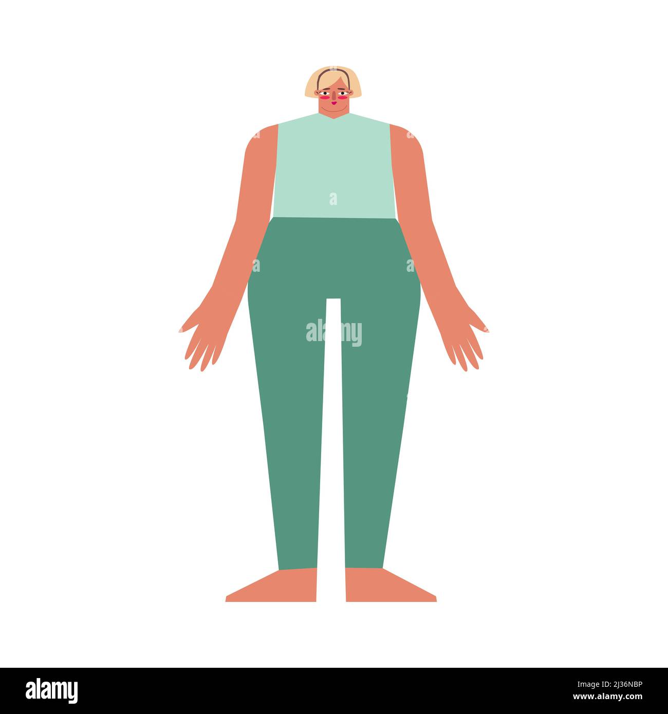 Tadasana pose Stock Vector Images - Alamy