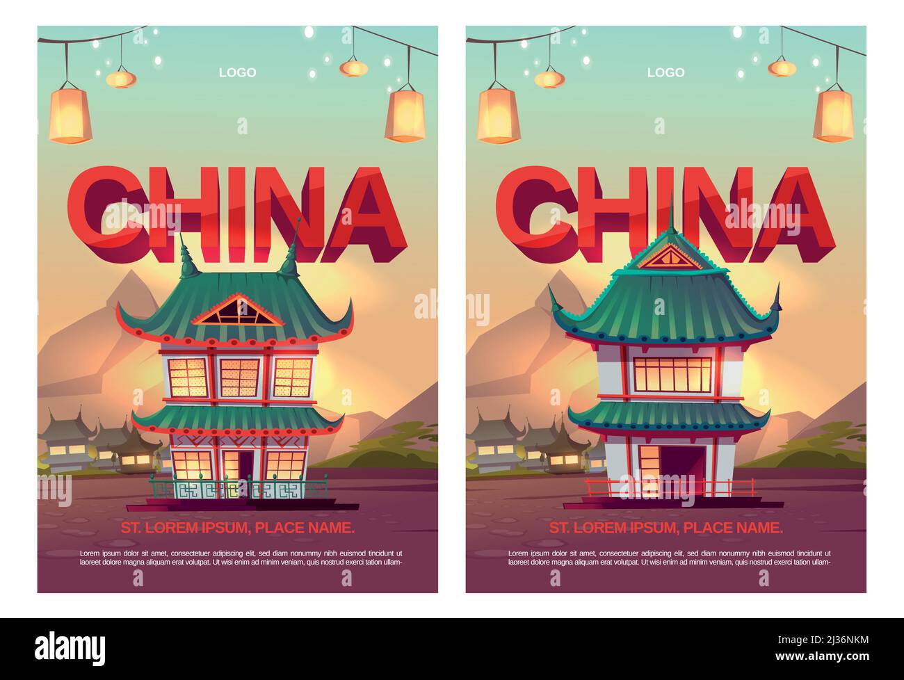 China mountain flyer Stock Vector Images - Alamy