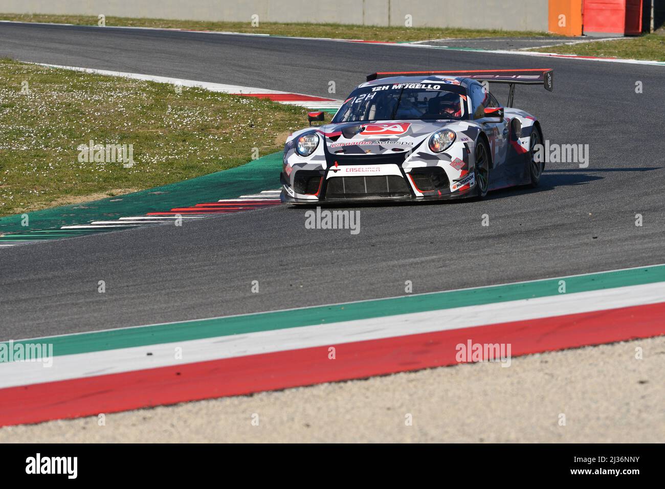 Scarperia, 24 March 2022: Porsche 911 GT3 R (991 II) of Team Earl ...