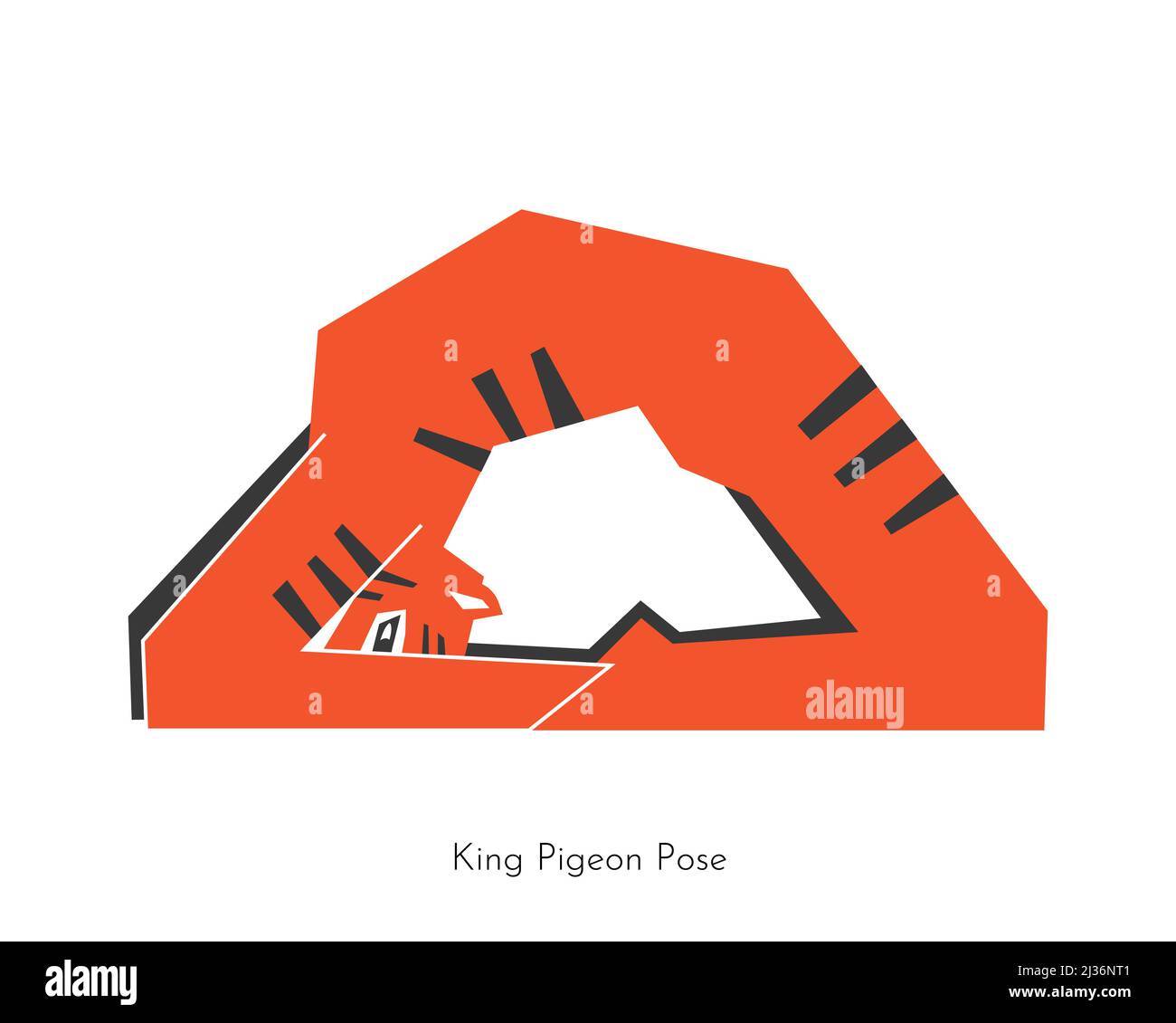 Vector isolated concept with cartoon animal character learning yoga ...