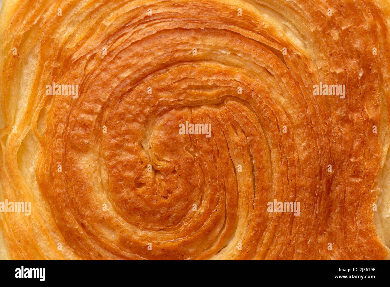 bakery texture of twist layer of bread Croissant flour baked tasty ...