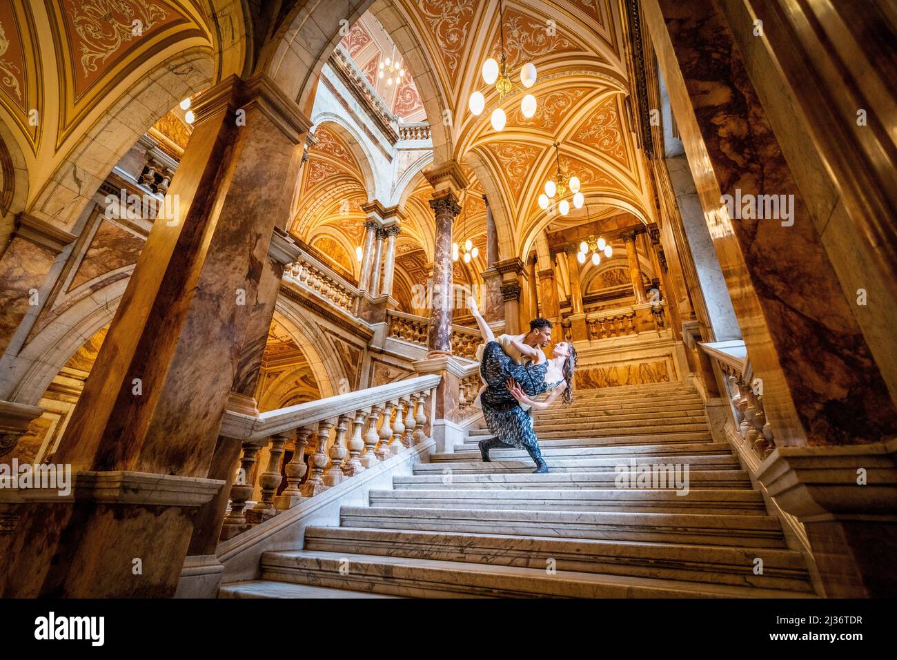 Principal dancer Jerome Anthony Barnes as Rudolf and soloist Claire ...