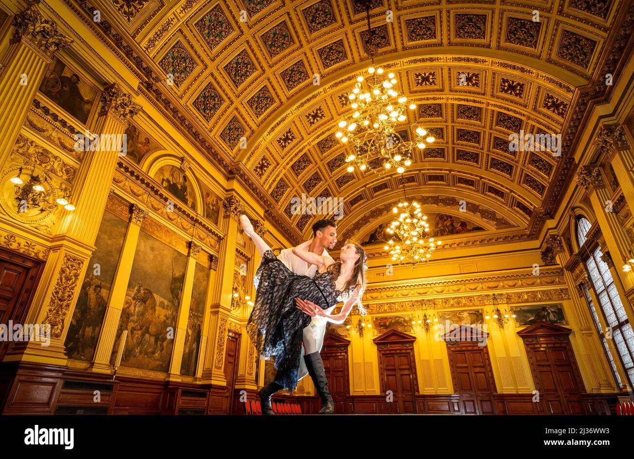Principal dancer Jerome Anthony Barnes as Rudolf and soloist Claire ...