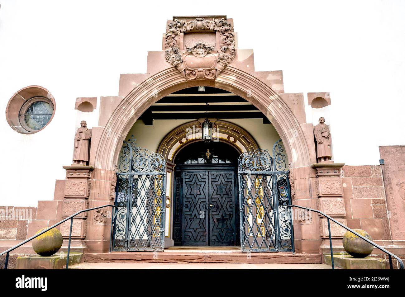 Sesenheim (Sessenheim Alsace, France): Kirche - Goethe und Friedrike ...