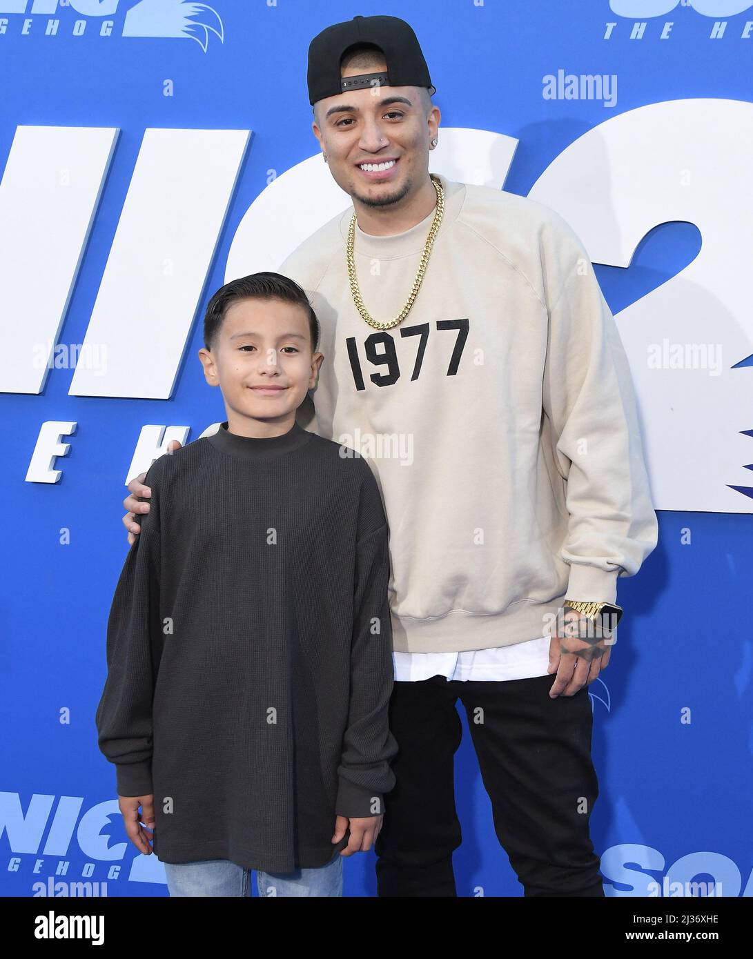 Los Angeles, USA. 05th Apr, 2022. (R-L) Justice Alexander and Son ...
