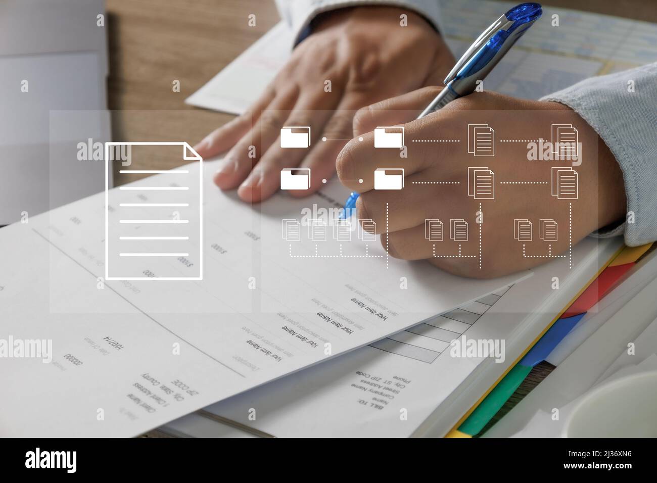 Upload documents hi-res stock photography and images - Alamy