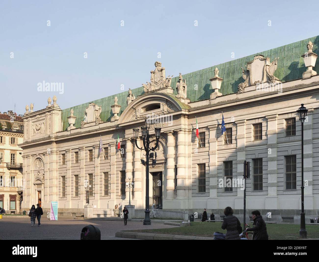 TURIN, ITALY - CIRCA FEBRUARY 2022: Biblioteca Nazionale (National ...