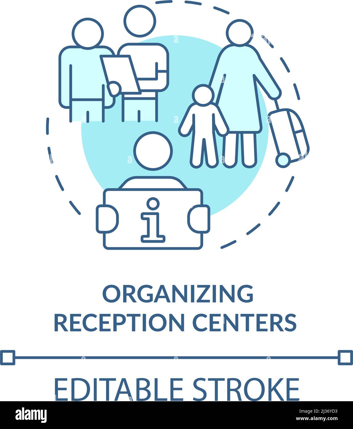 Refugee reception Stock Vector Images - Alamy