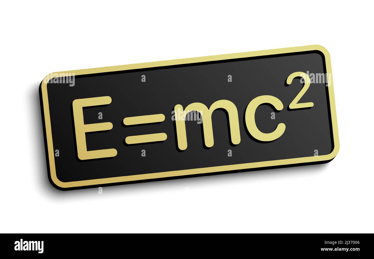 E mc2 equation Stock Vector Images - Alamy