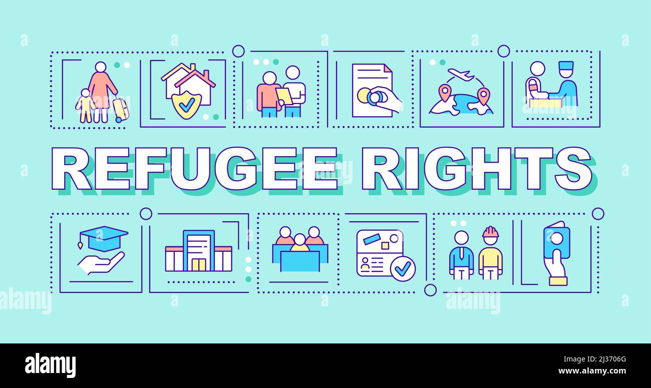 Asylum seeker sign logo Stock Vector Images - Alamy