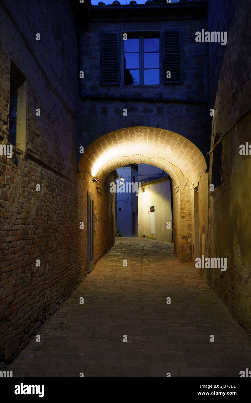 Buonconvento, medieval town in the Siena province, Tuscany, Italy, by ...