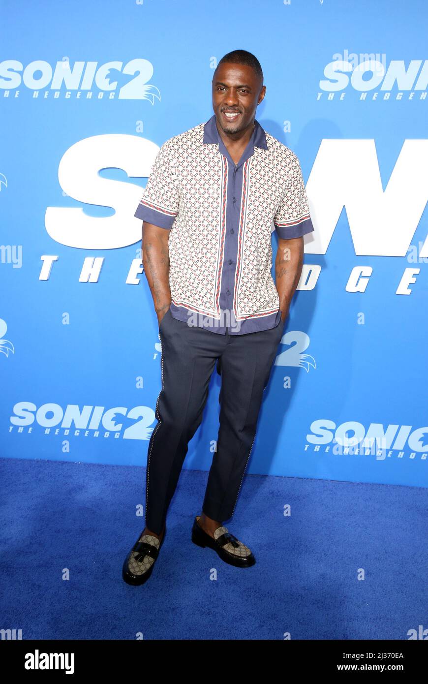 Los Angeles, Ca. 5th Apr, 2022. Idris Elba at Sonic The Hedgehog 2 ...