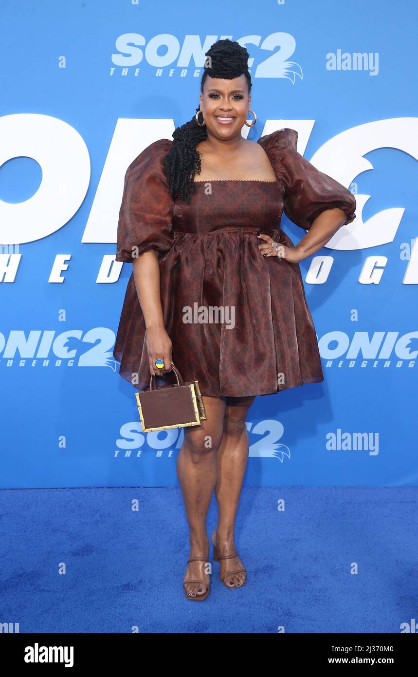 Los Angeles, Ca. 5th Apr, 2022. Natasha Rothwell at Sonic The Hedgehog ...