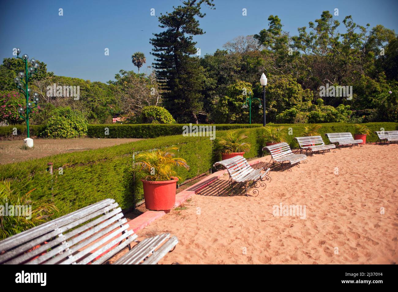 Garden area in Trivandrum Zoo is located in the city of ...