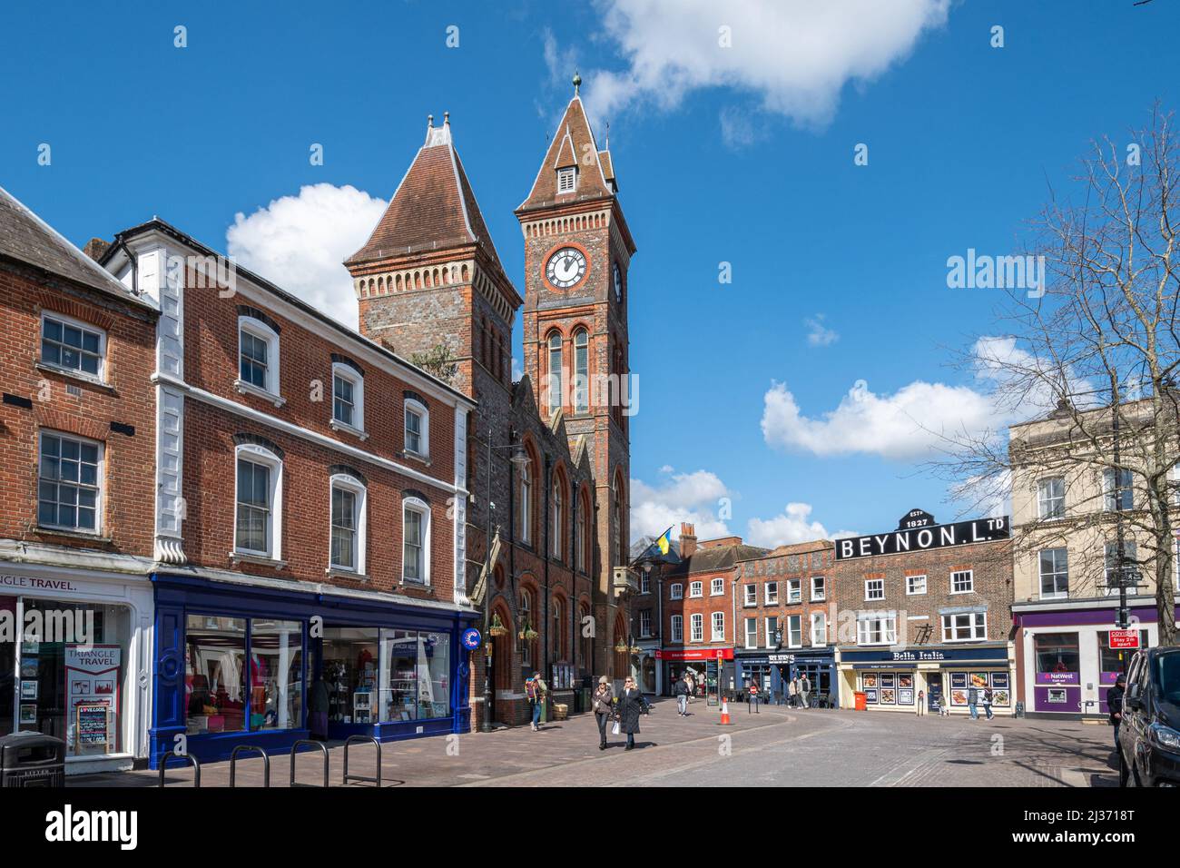 Historic town hall market place hi-res stock photography and images - Alamy