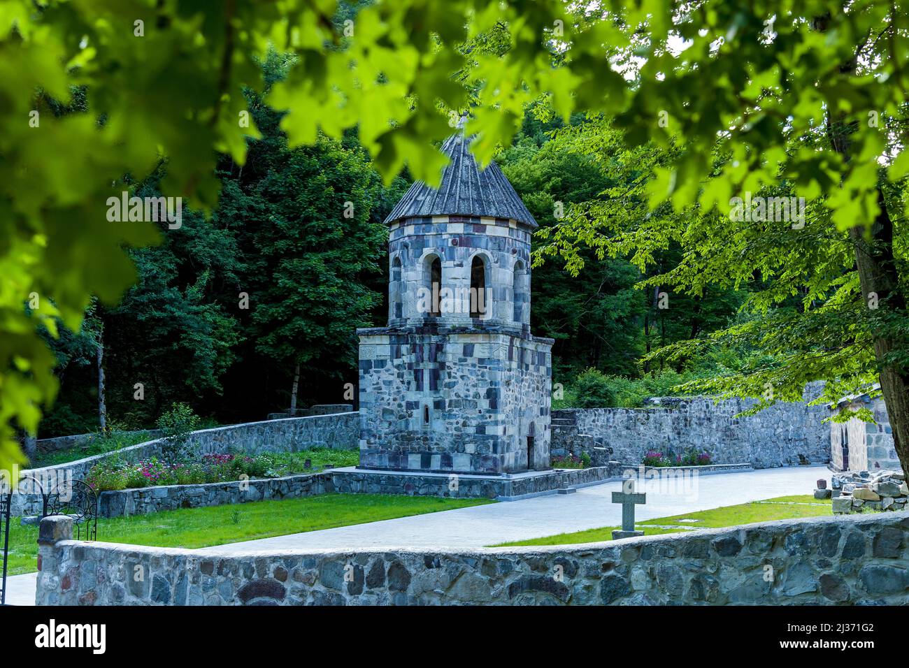 Green Monastery and Bell Tower not far from Batumi Georgia Eastern ...