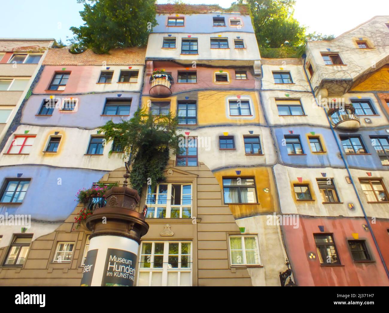 House of the artist friedensreich hundertwasser hi-res stock ...