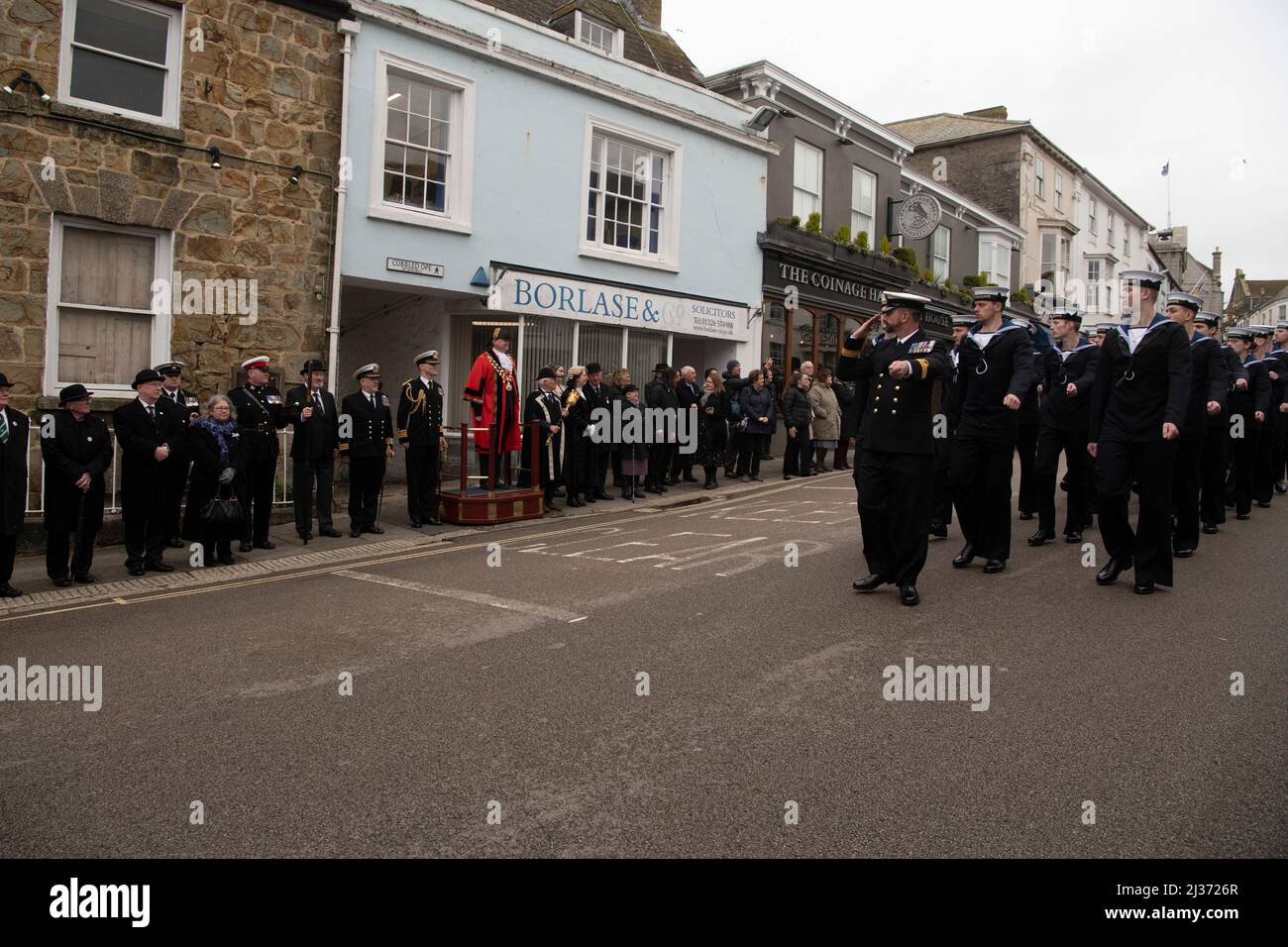 Freedom parade in helston cornwall hi-res stock photography and images ...