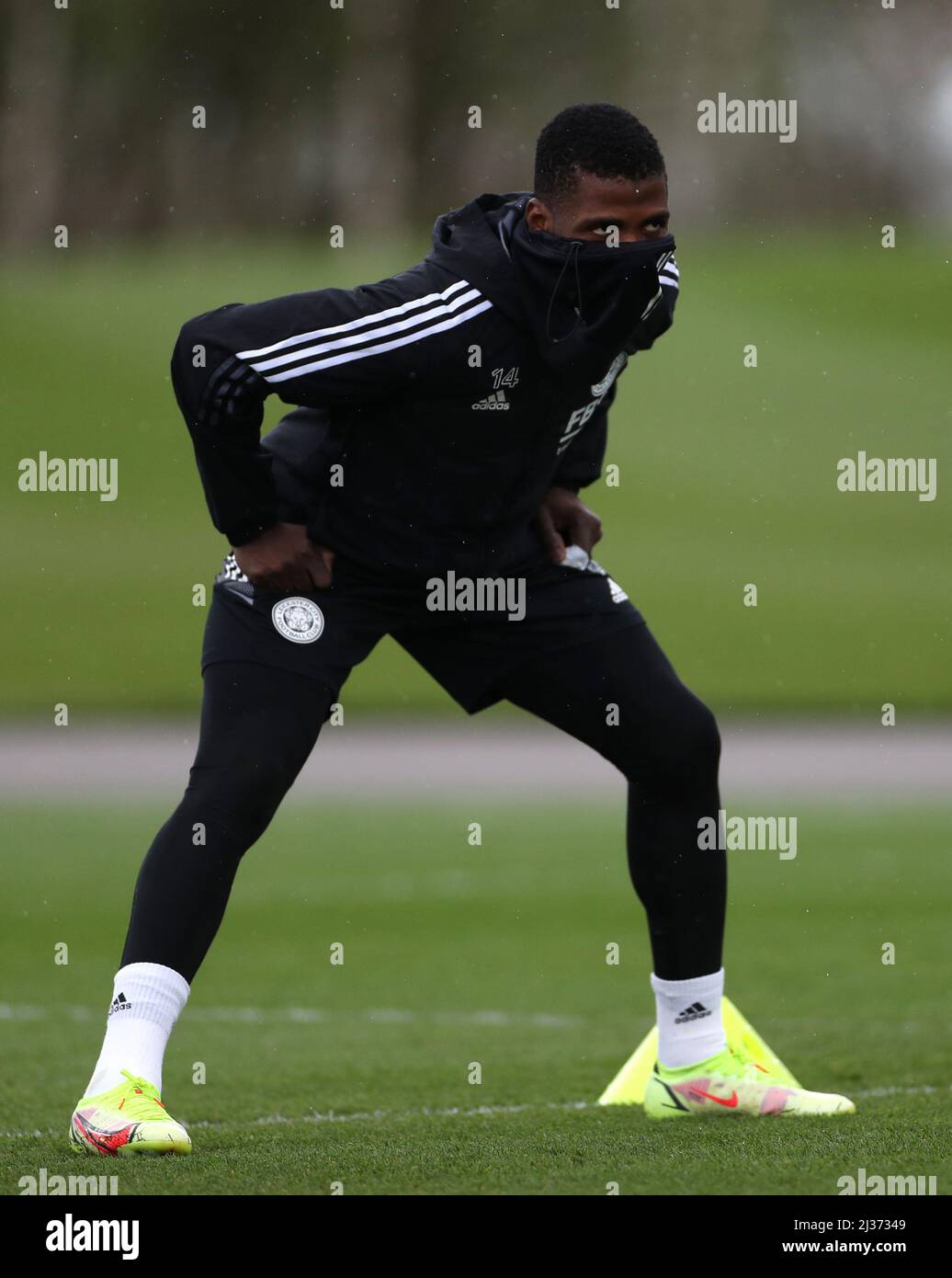 Leicester City's Kelechi Iheanacho during a training session at the ...