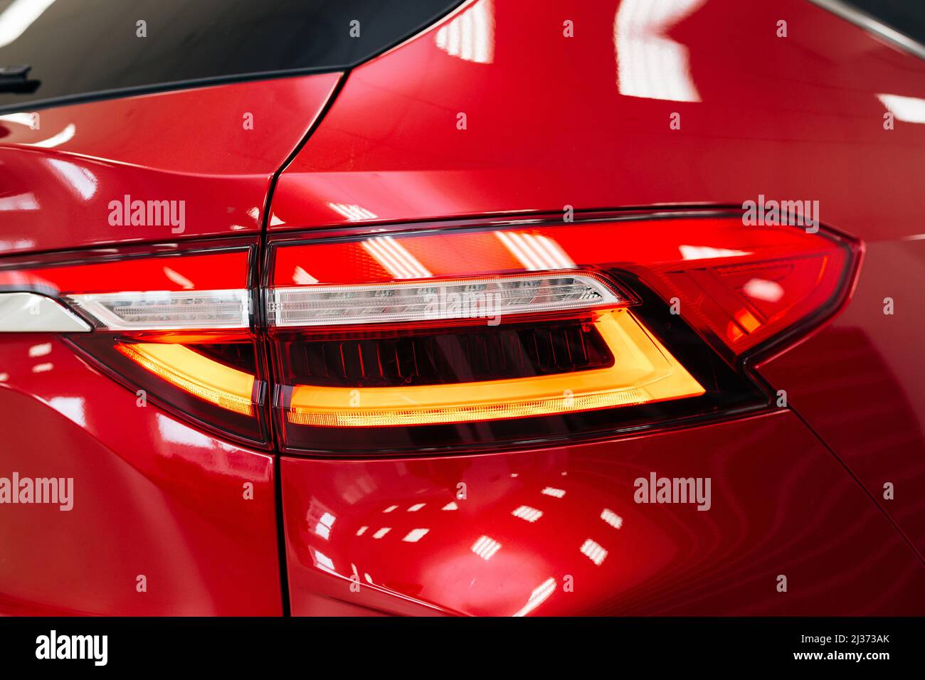 car taillight close up, beautiful car design Stock Photo - Alamy