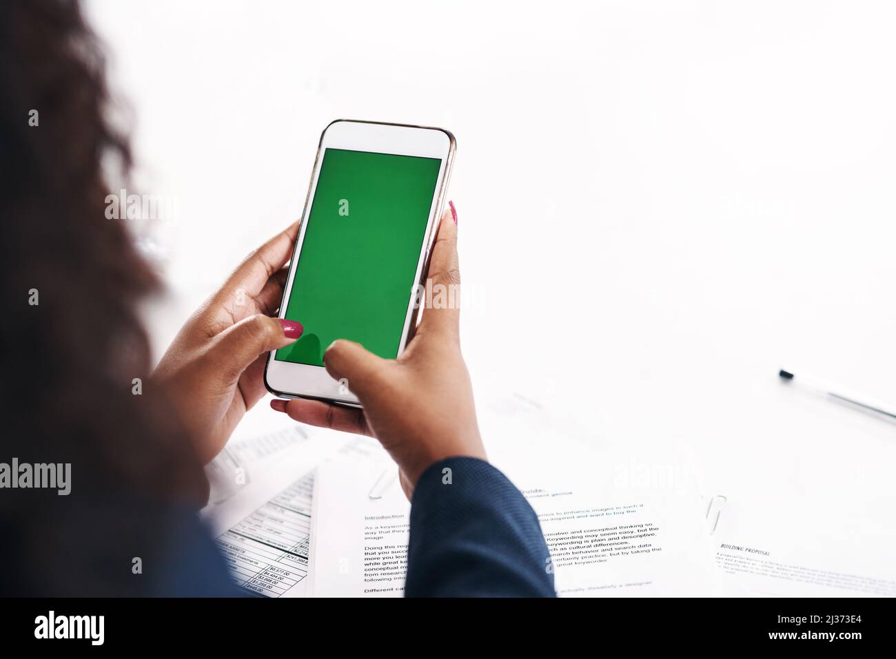 Getting big results from a small device. Cropped shot of an ...