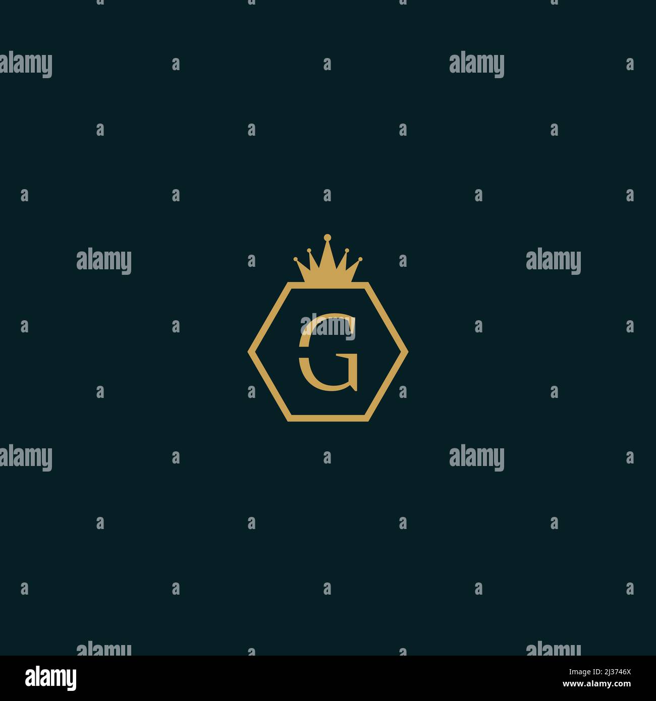 Alphabet letter G icon logo with crown Stock Vector Image & Art - Alamy