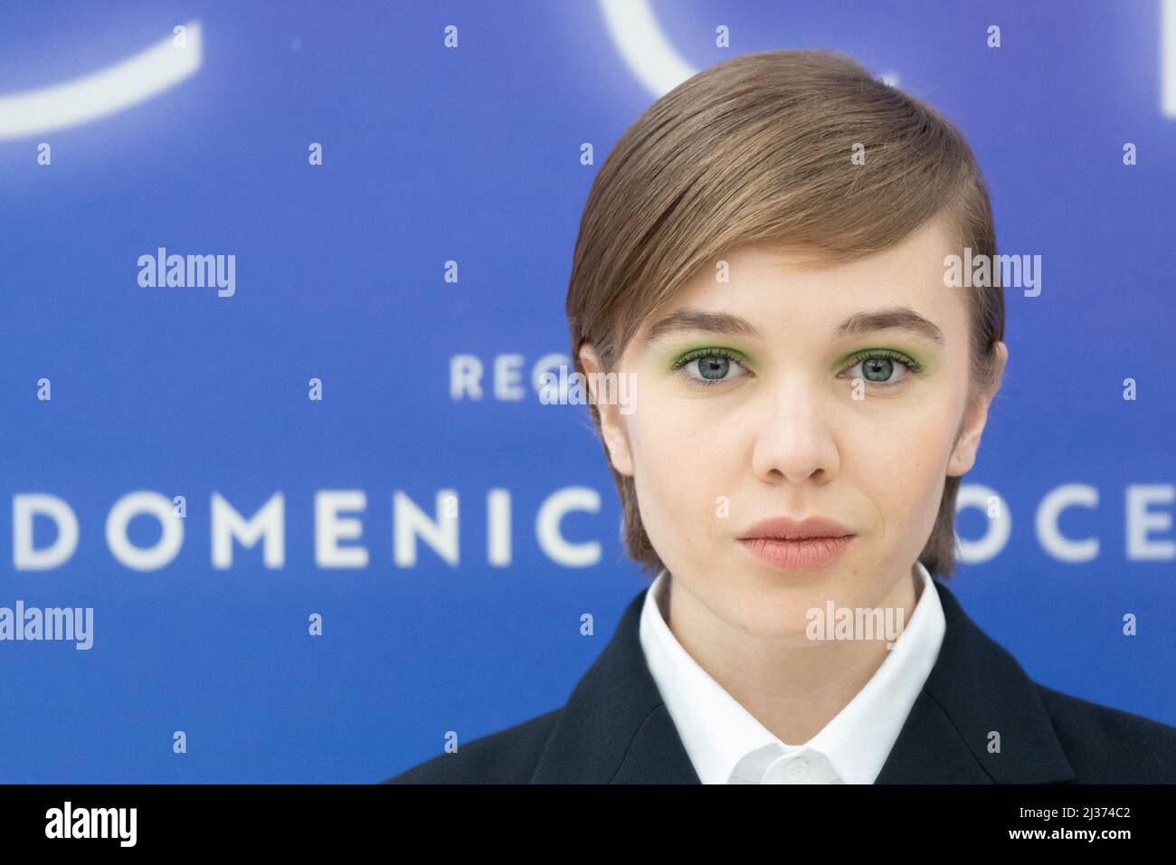 Rome, Italy, April 06, 2022 - Actress Carolina Sala, dress Dior ...