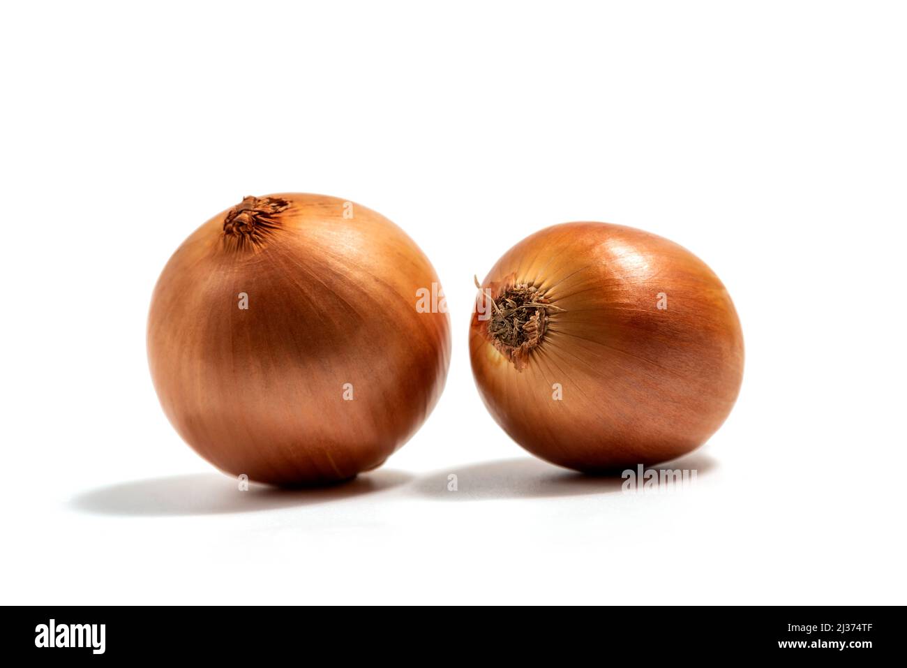 Onions isolated on white background with clipping path included Stock ...