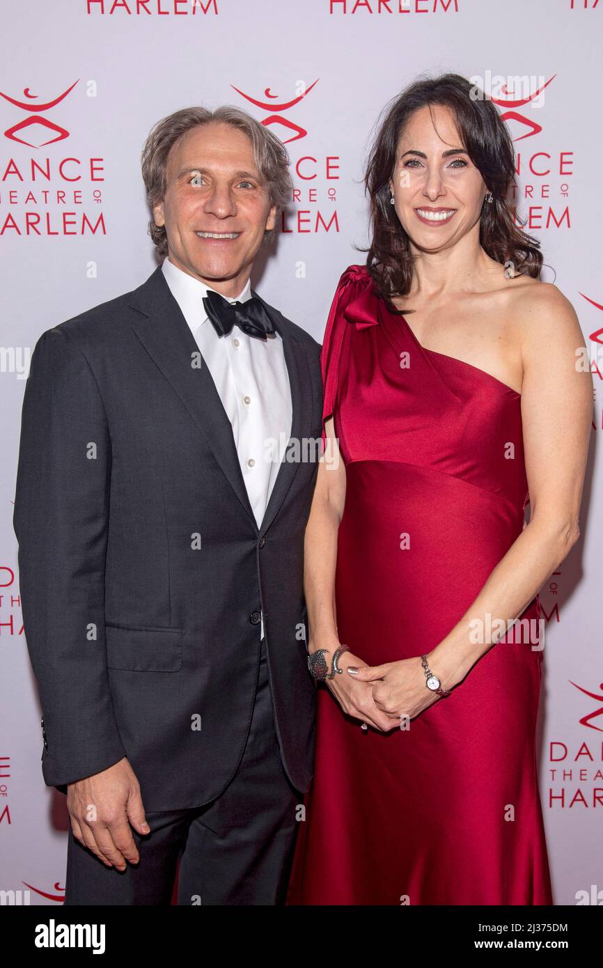 Kevin Cofsky and Abbey Cofsky attend the Dance Theater of Harlem Annual ...