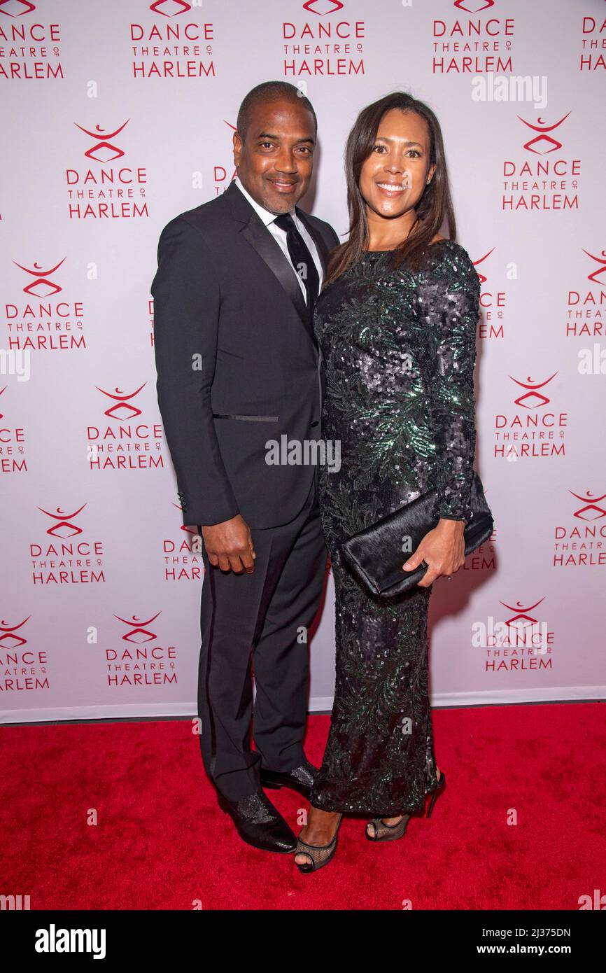 Dennis Perkins and Carmen Perkins attend the Dance Theater of Harlem ...